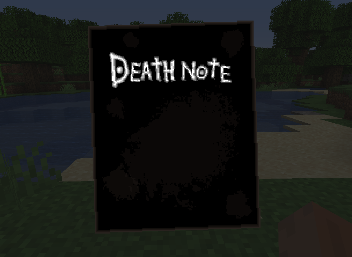 Death Note Mod | MCreator